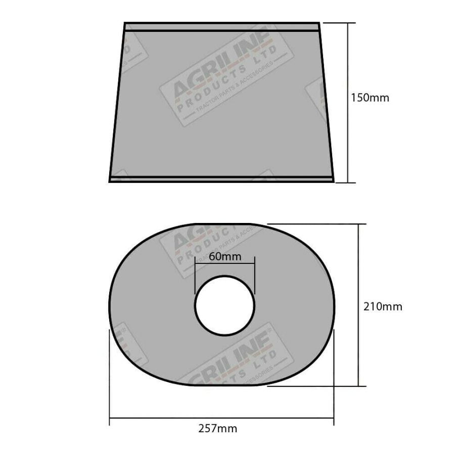 PLASTIC PTO SAFETY SHIELD PTO SAFETY GUARD FOR TOPPER MOWER ETC - MKH ...